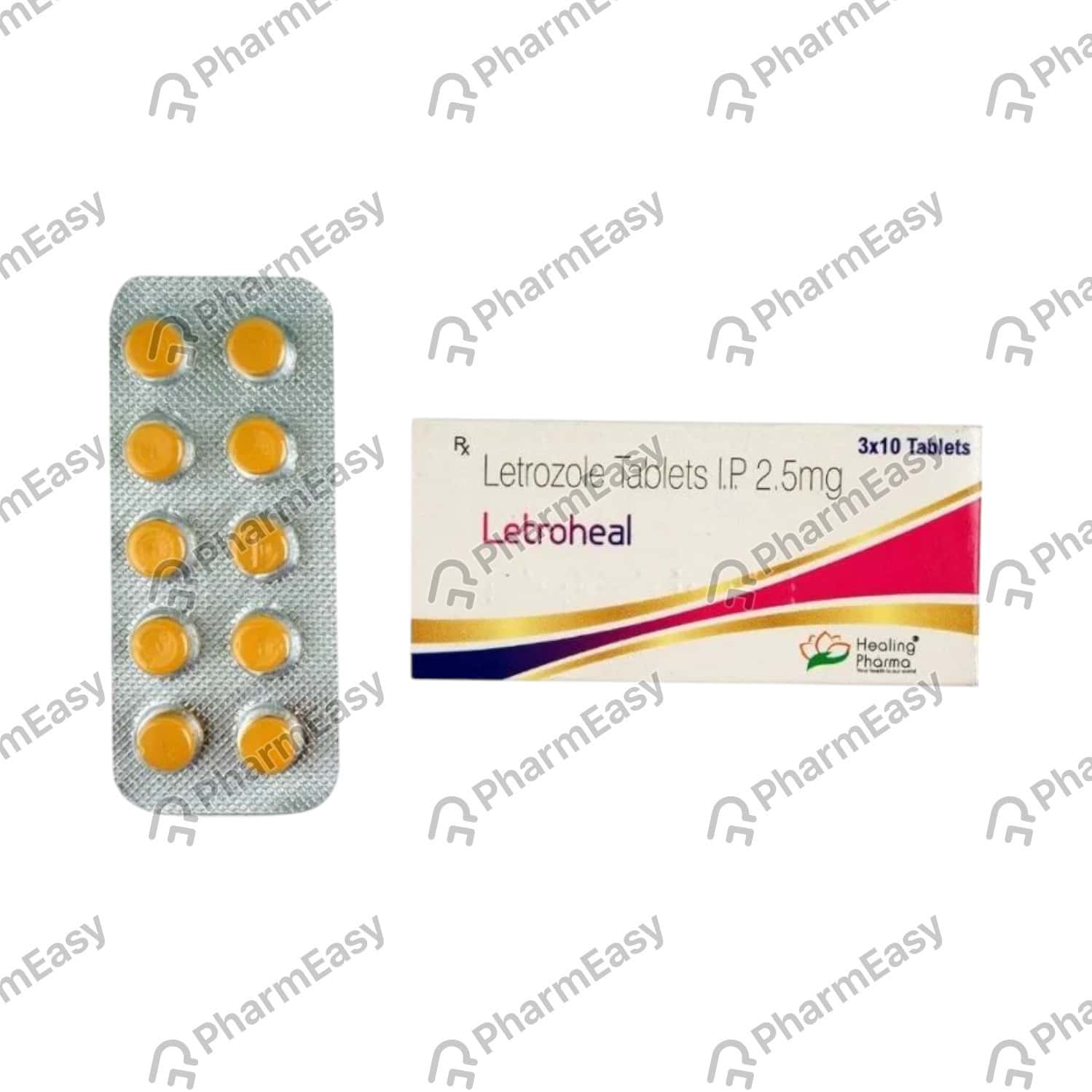 Letroheal 2.5 MG Tablet (10): Uses, Side Effects, Price & Dosage ...