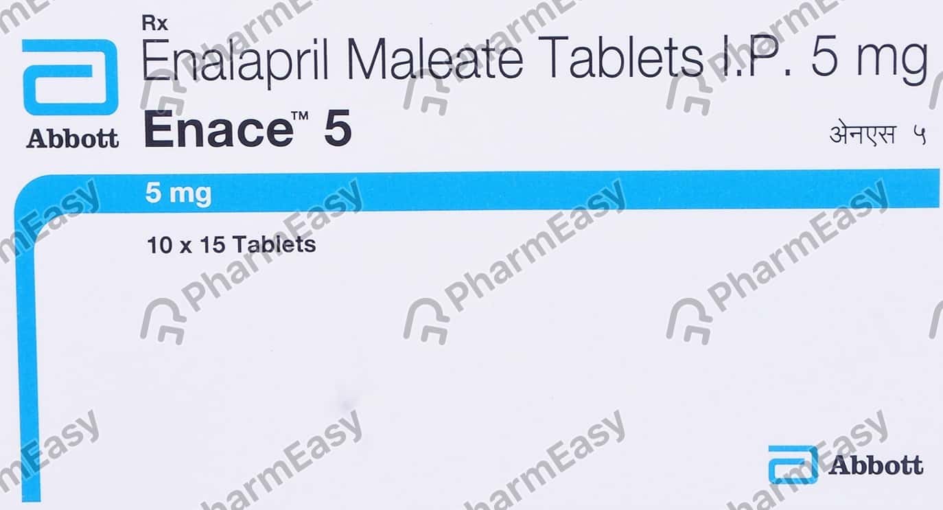 Enapril 5 MG Tablet (15): Uses, Side Effects, Price, Dosage ...