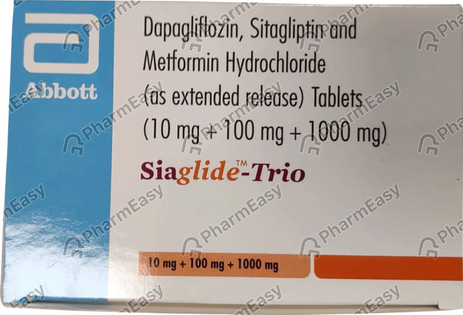 Siaglide Trio 10/100/1000mg Strip Of 10 Tablets: Uses, Side Effects ...