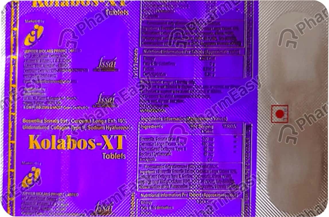 Buy Kolabos Xt Strip Of 10 Tablets Online at Flat 15% OFF | PharmEasy