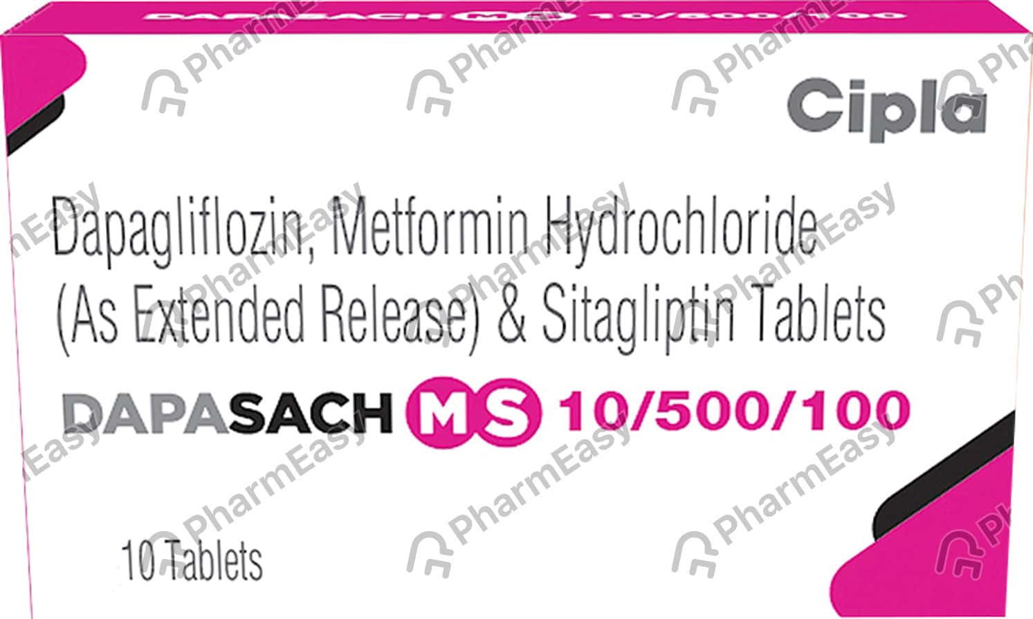 Dapasach Ms 10/500/100mg Strip Of 10 Tablets: Uses, Side Effects, Price & Dosage | PharmEasy