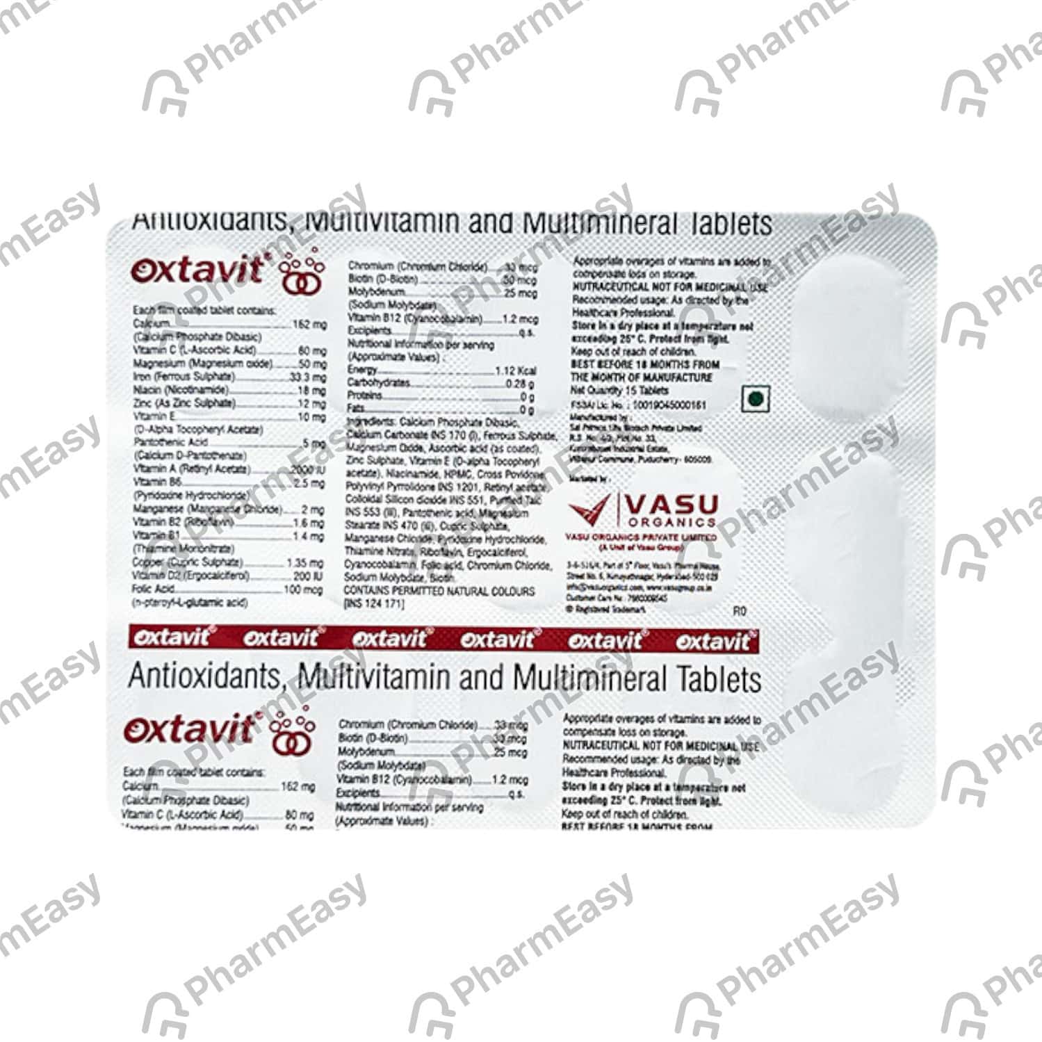 Buy Oxtavit Strip Of 15 Tablets Online & Save Up to 24% at PharmEasy
