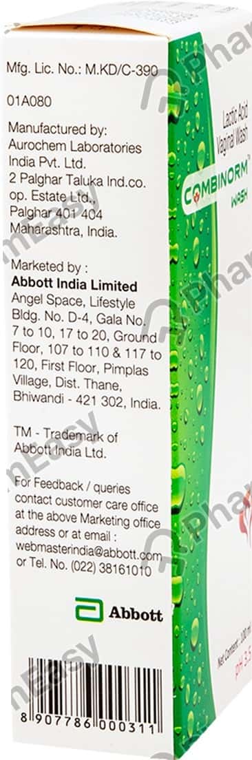 Buy Combinorm Vaginal Wash (100) Online at Flat 15% OFF | PharmEasy