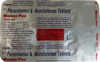 Buy Movexx Plus (Amber Colour) Strip Of 10 Tablets Online at Flat 15% ...
