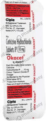 Okacet 10 MG Tablet (10): Uses, Side Effects, Price & Dosage | PharmEasy