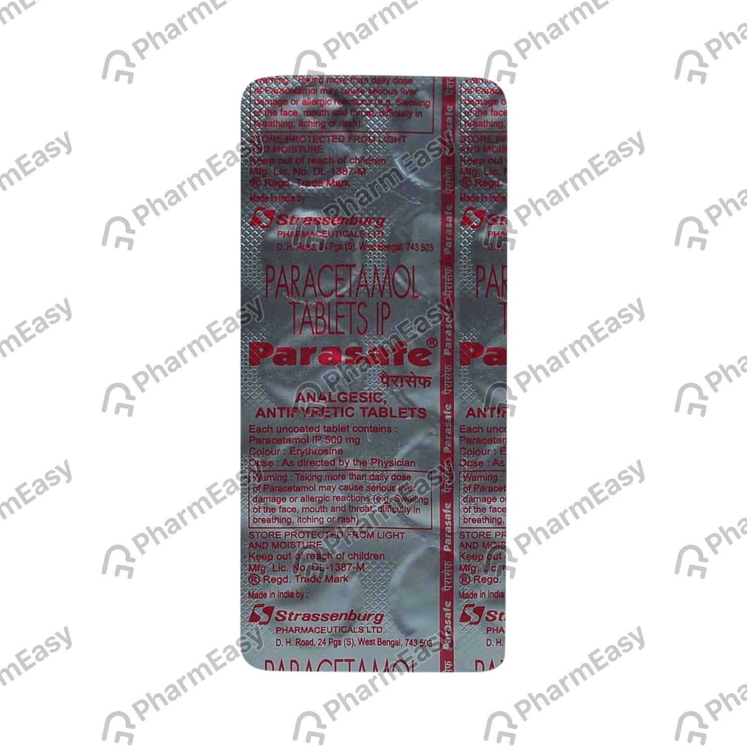 Parasafe 500 MG Tablet (10): Uses, Side Effects, Price & Dosage | PharmEasy