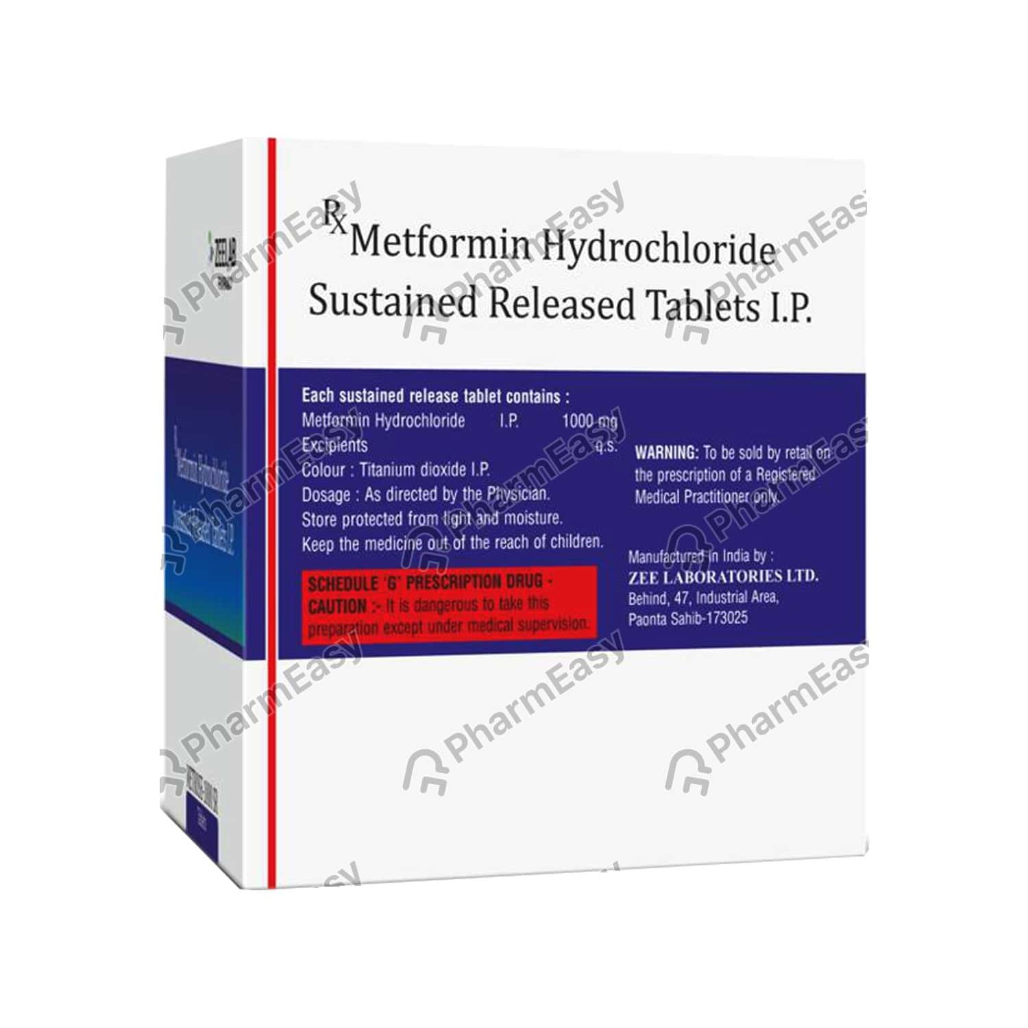 Buy Metrose Sr 1000 MG Tablet (15) Online at Flat 18% OFF* | PharmEasy
