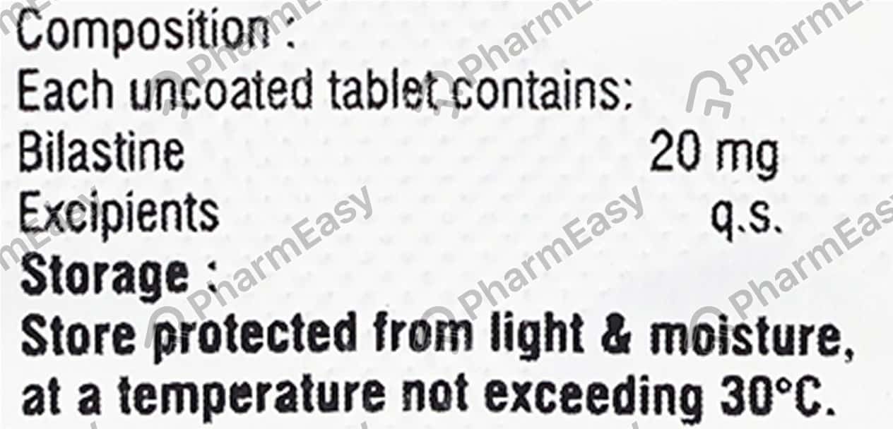 Histabil 20 MG Tablet (10): Uses, Side Effects, Price & Dosage | PharmEasy