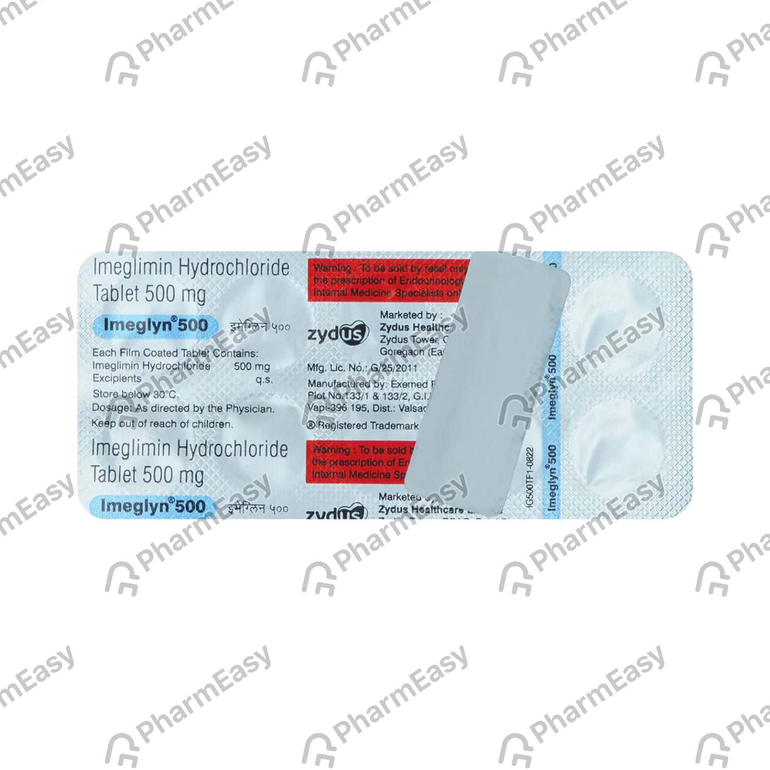 Imeglyn 500 MG Tablet (10): Uses, Side Effects, Price & Dosage | PharmEasy