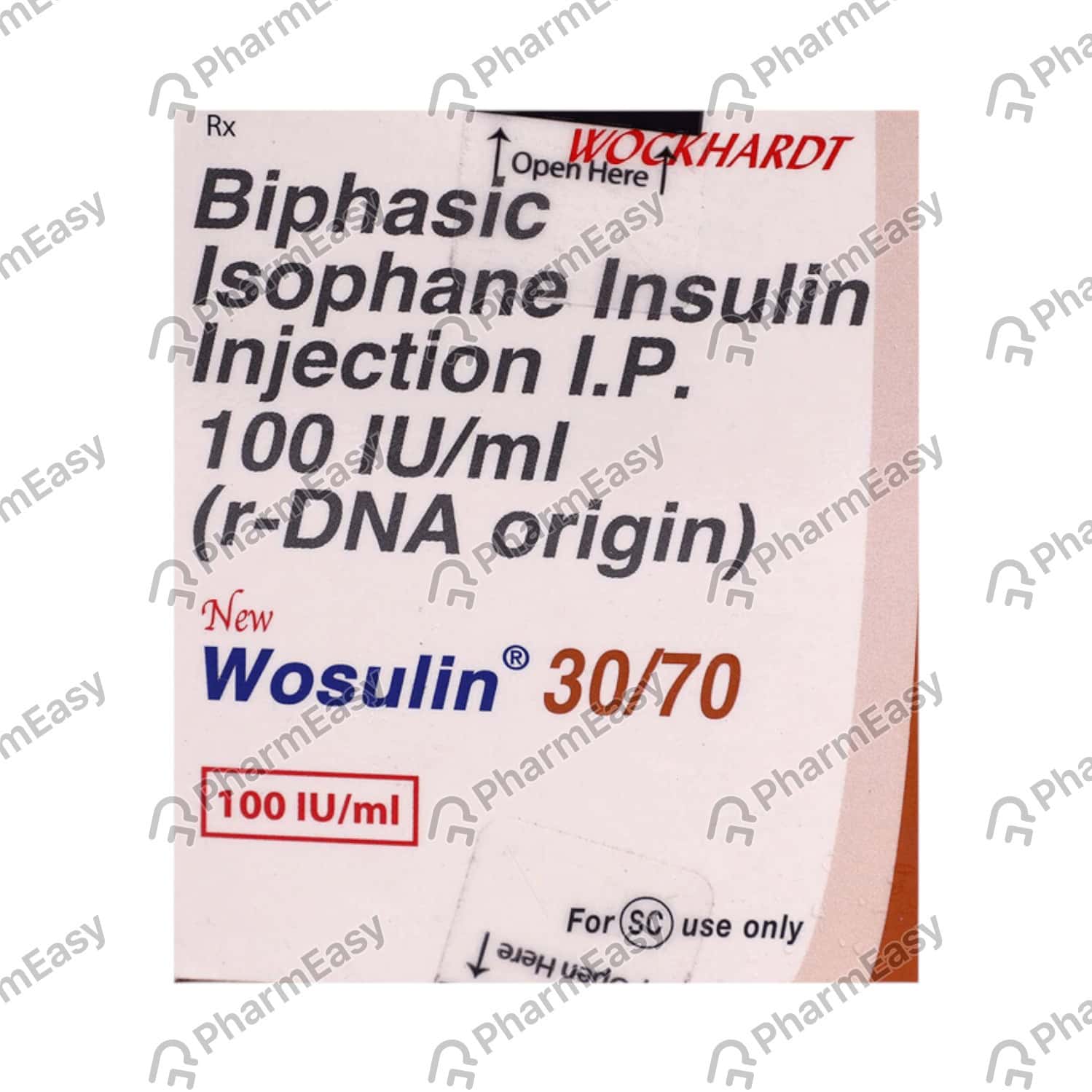 Wosulin 100 IU Injection (3): Uses, Side Effects, Price & Dosage ...