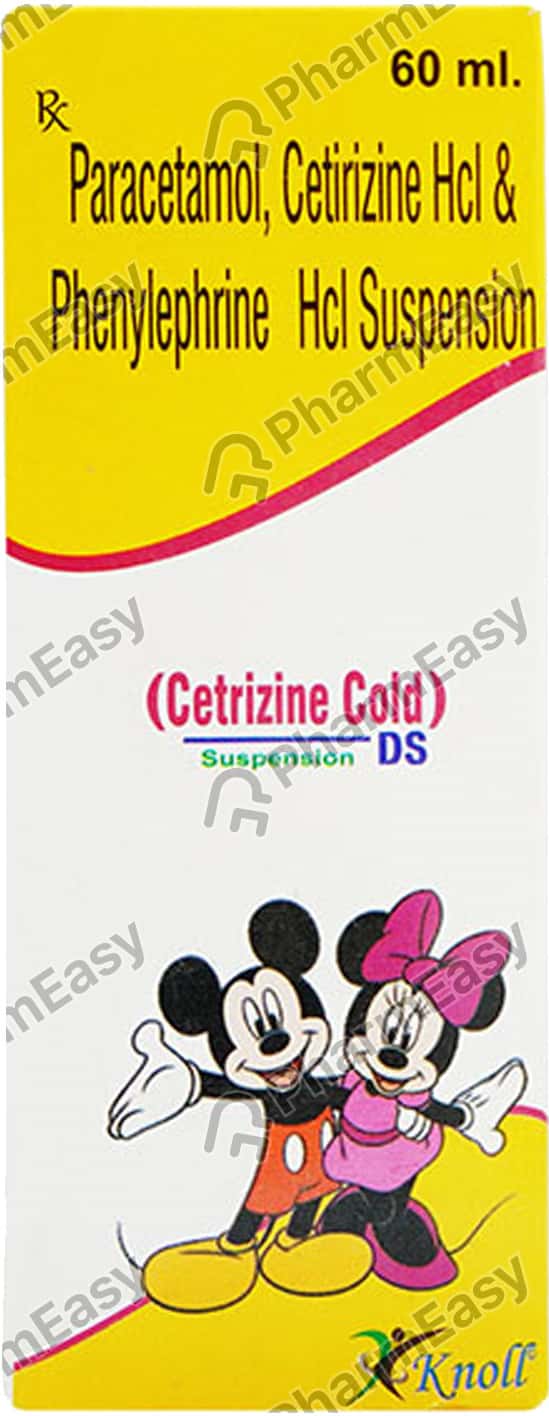 Cetrizine Cold Suspension 60ml: Uses, Side Effects, Price & Dosage ...