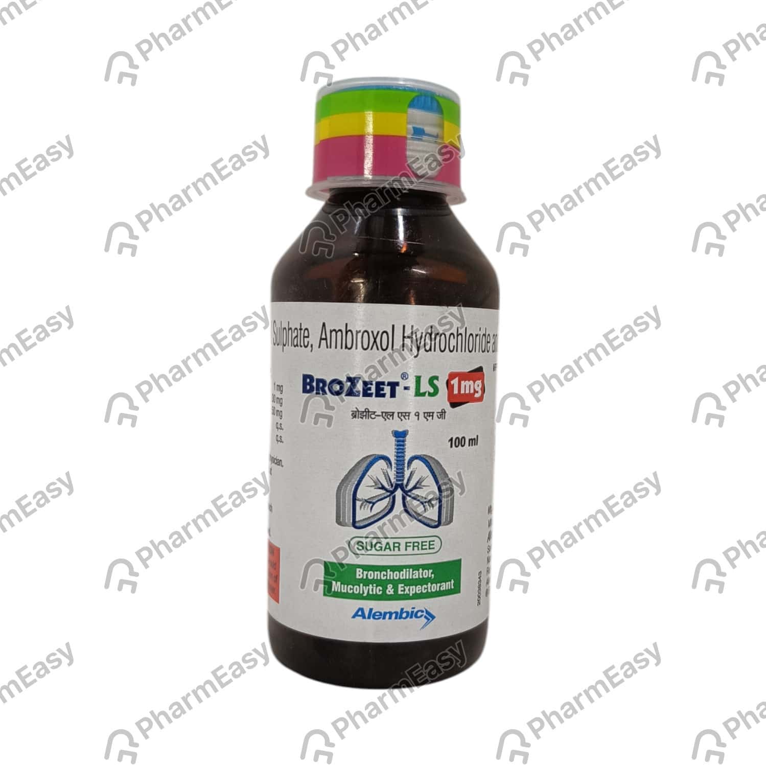 Brozeet Ls 1mg Sugar Free Bottle Of 100ml Expectorant: Uses, Side ...