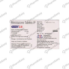 Zytanix 2.5 MG Tablet (15): Uses, Side Effects, Price & Dosage | PharmEasy