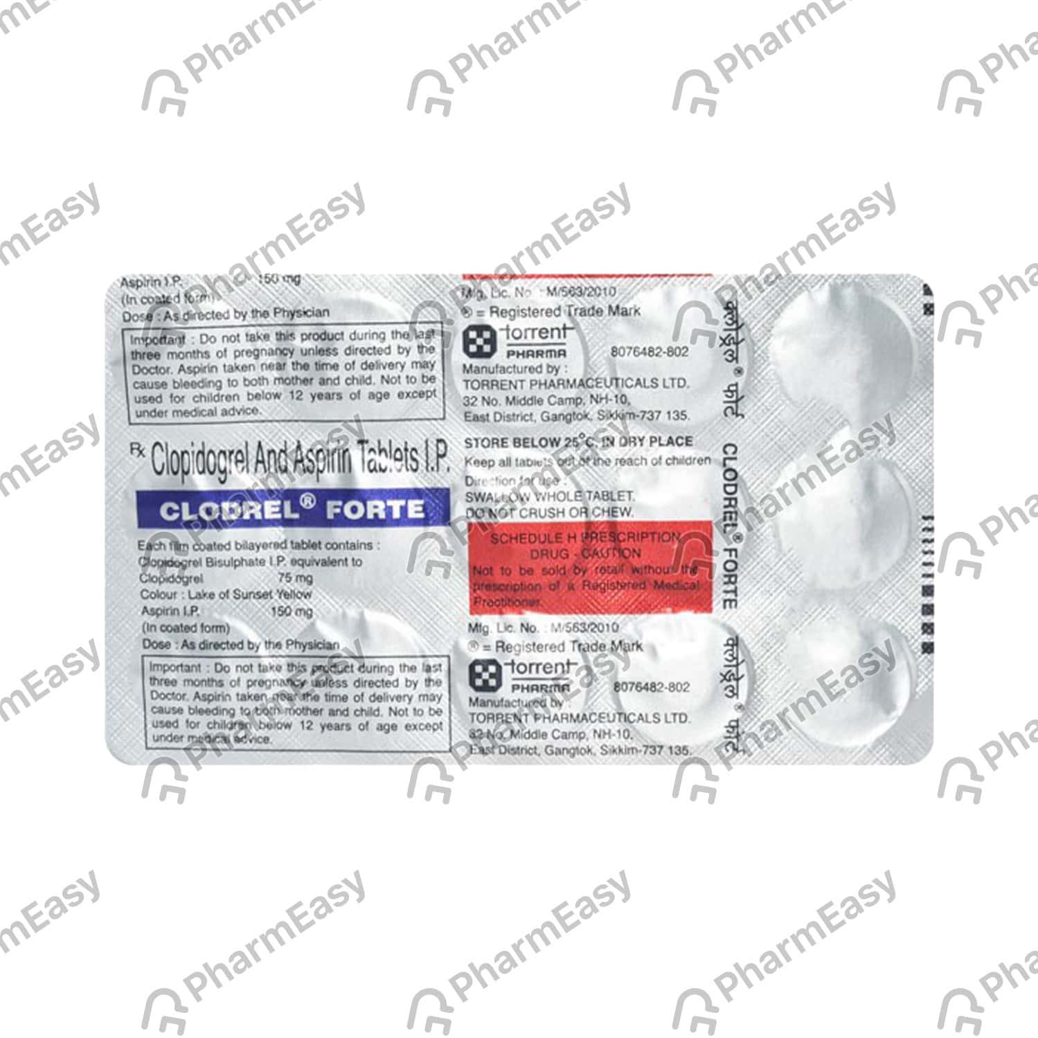 Clodrel Forte Strip Of 15 Tablets: Uses, Side Effects, Price & Dosage ...