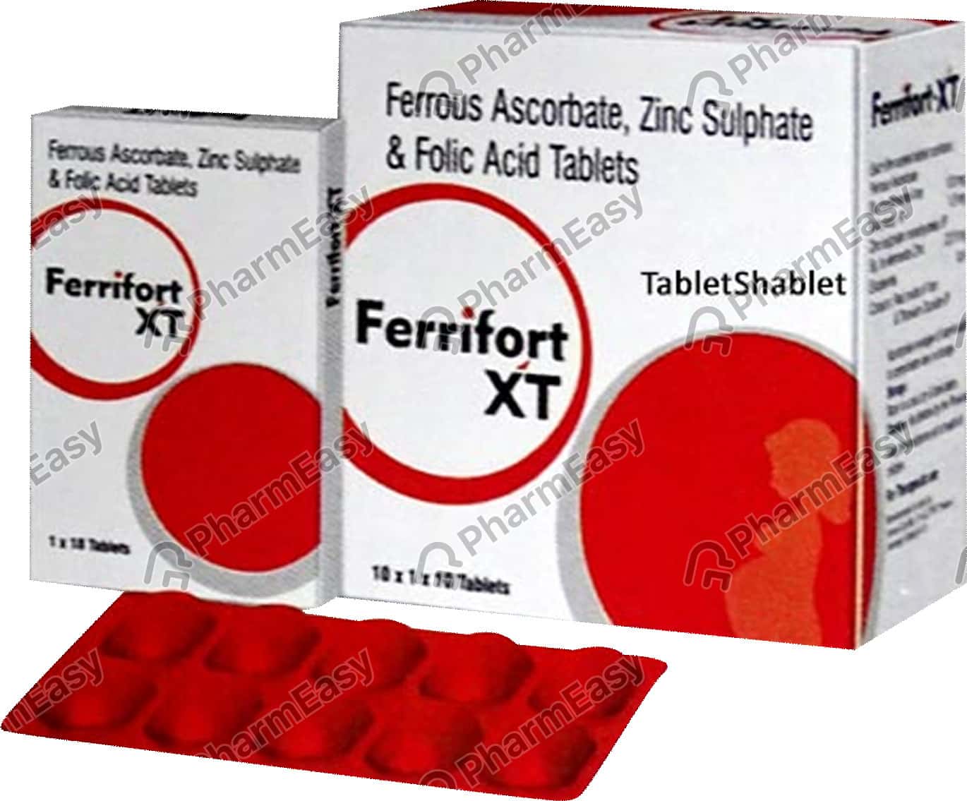Ferrifort Xt Strip Of 10 Tablets: Uses, Side Effects, Price & Dosage ...