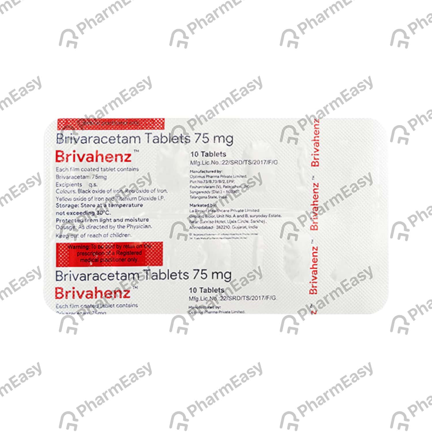 Brivahenz 75 MG Tablet (10): Uses, Side Effects, Price & Dosage | PharmEasy