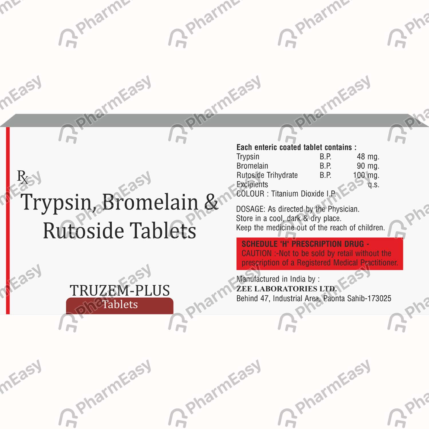 Buy Truzem Plus Strip Of 10 Tablets Online at Flat 15% OFF | PharmEasy