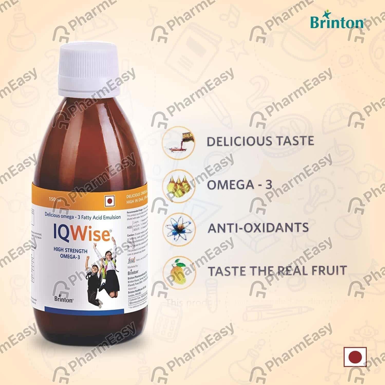 Buy Iq Wise Bottle Of 150ml Emulsion Online at Flat 15% OFF | PharmEasy