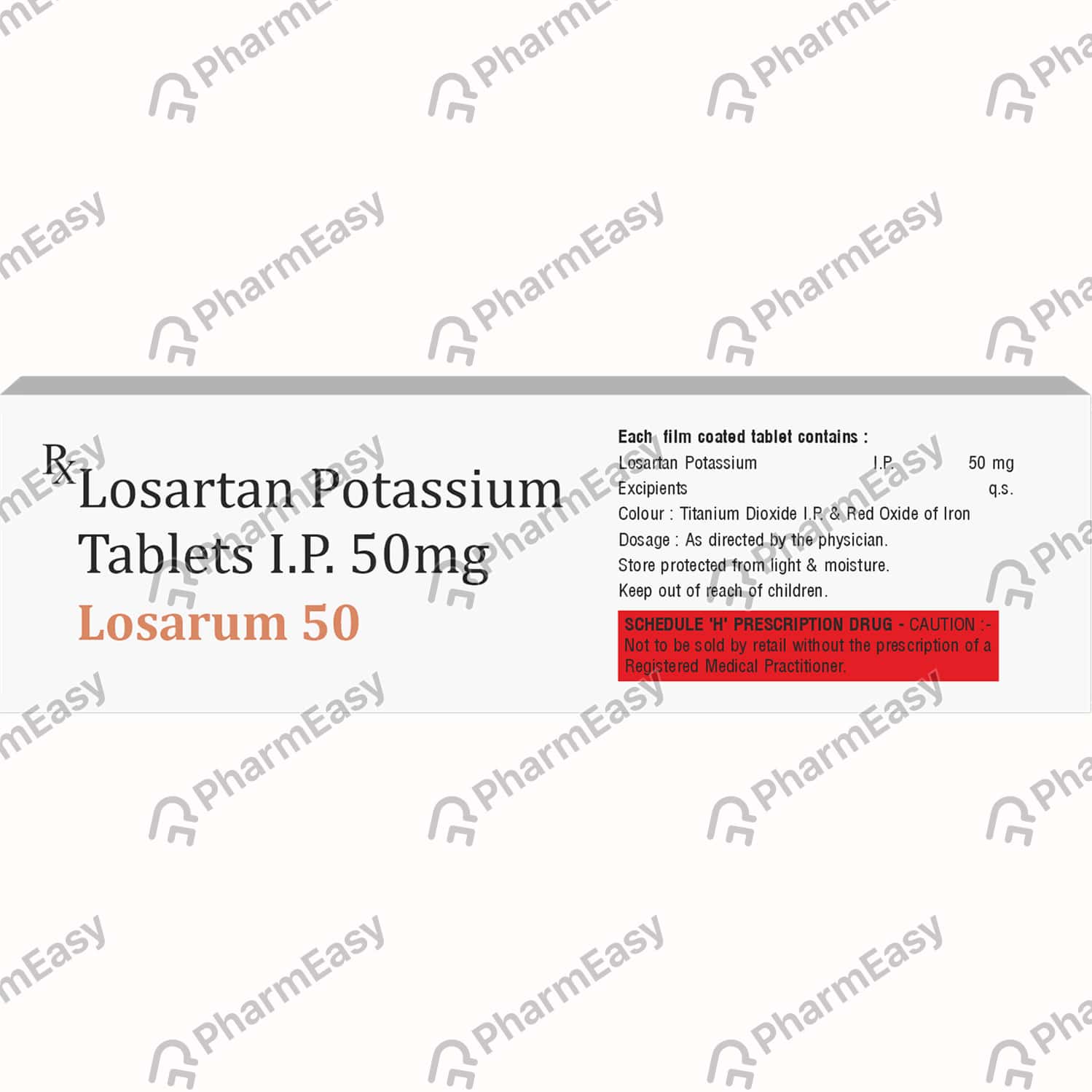 Buy Losarum 50 MG Tablet (10) Online at Flat 15% OFF | PharmEasy