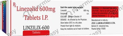 Linzilix 600 MG Tablet (10): Uses, Side Effects, Price & Dosage | PharmEasy