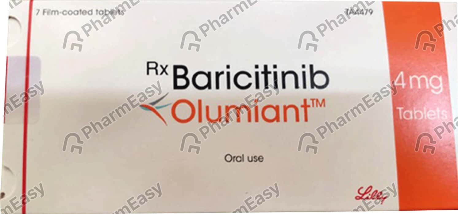 Olumiant 4 MG Tablet (7): Uses, Side Effects, Price & Dosage | PharmEasy