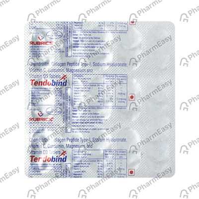 Buy Tendobind Strip Of 15 Tablets Online at Flat 15% OFF | PharmEasy