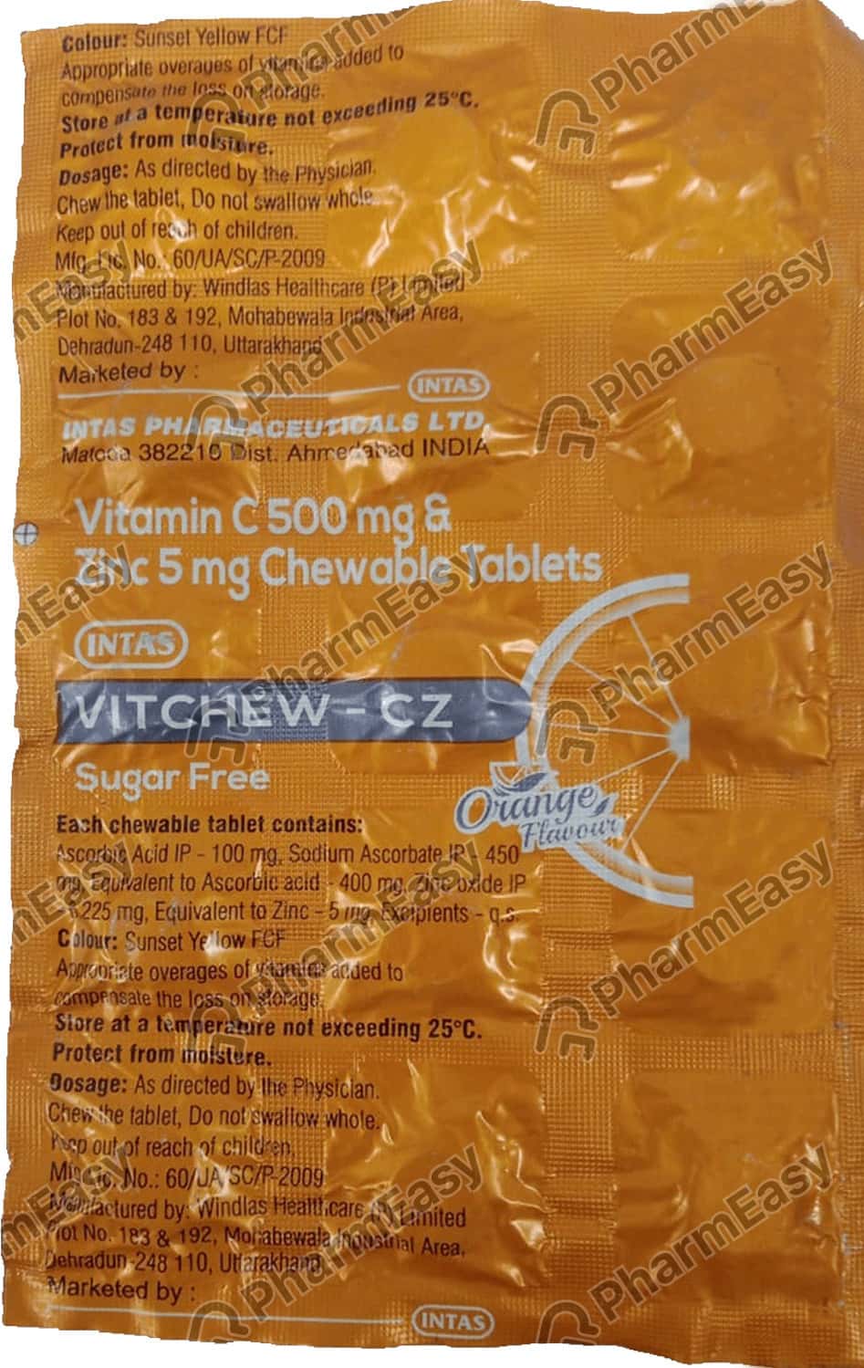 Vitchew CZ Chewable Tablet | Orange Flavour: Uses, Side-effects, Price ...