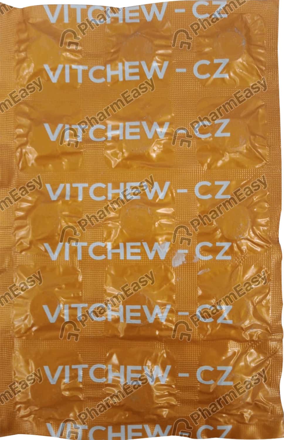 Vitchew Cz Orange Flavour Sugar Free Strip Of 15 Chewable Tablets: Uses ...