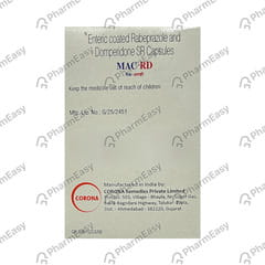 Mac Rd Strip Of 15 Capsules: Uses, Side Effects, Price & Dosage | PharmEasy
