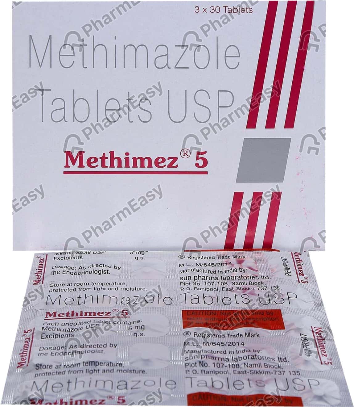 Methimez 5 MG Tablet (30): Uses, Side Effects, Price & Dosage | PharmEasy