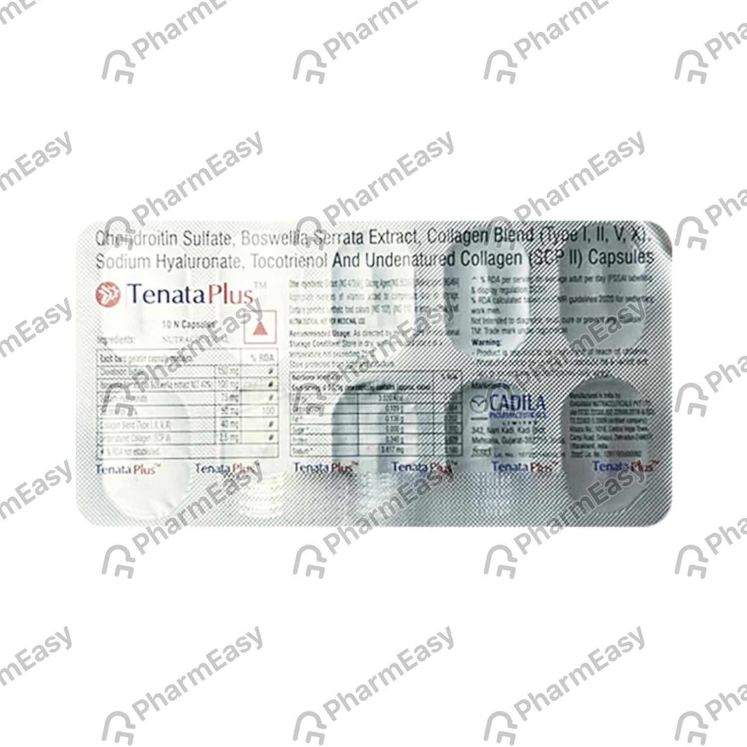 Buy Tenata Plus Strip Of 10 Capsules Online at Flat 15% OFF | PharmEasy