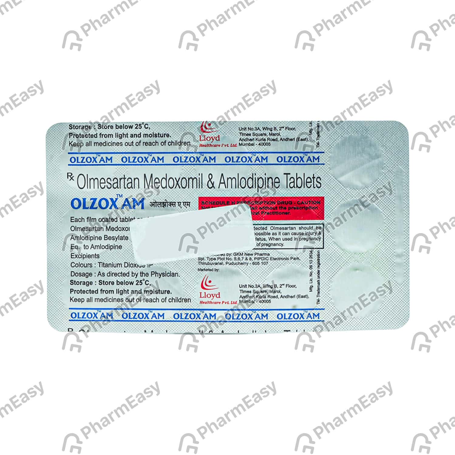 Olzox Am Strip Of 15 Tablets: Uses, Side Effects, Price & Dosage ...