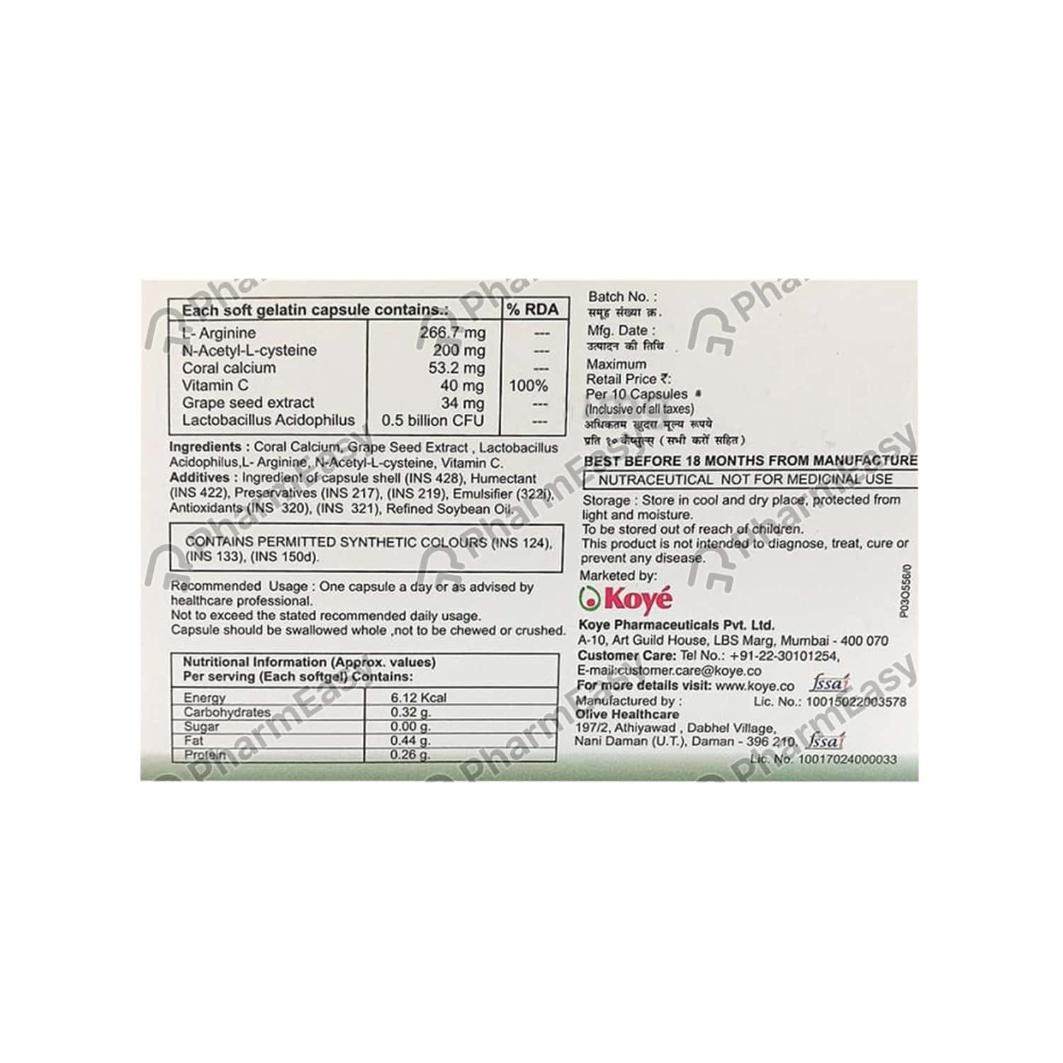 Buy Celin R Capsule 10'S Online at Flat 18% OFF* | PharmEasy