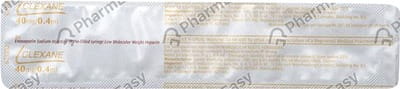 Clexane 40 MG Solution For Injection (0.8): Uses, Side Effects, Price ...