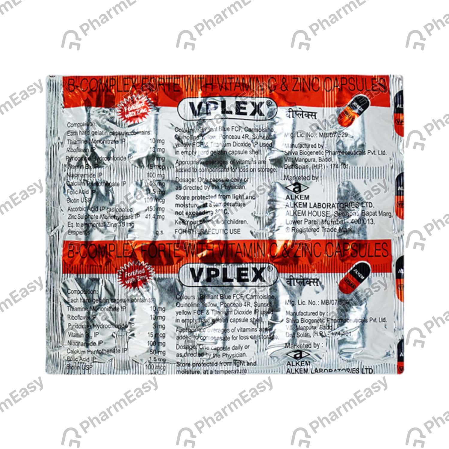 Buy Vplex Strip Of 20 Capsules Online & Save Up to 24% at PharmEasy