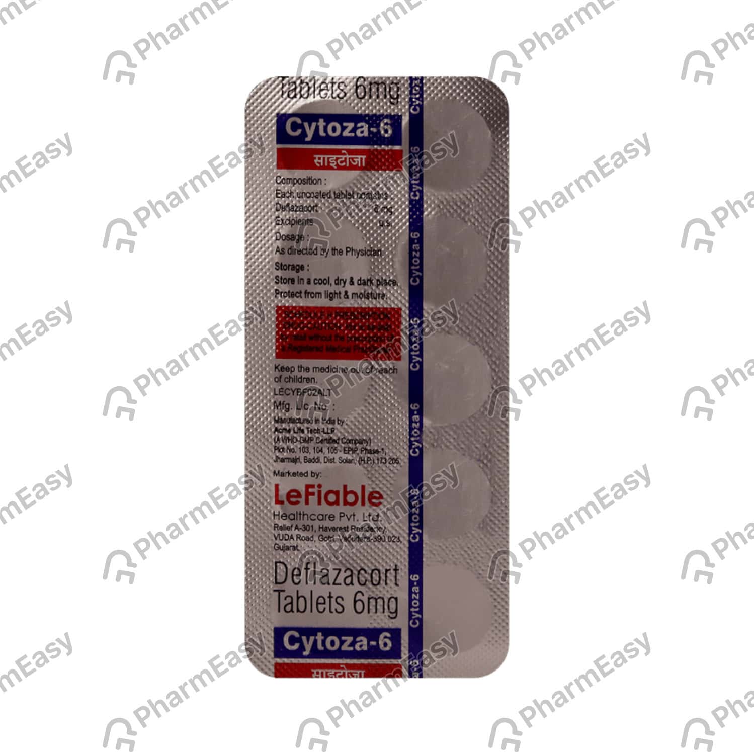 Cytoza 6 MG Tablet (10): Uses, Side Effects, Price & Dosage | PharmEasy