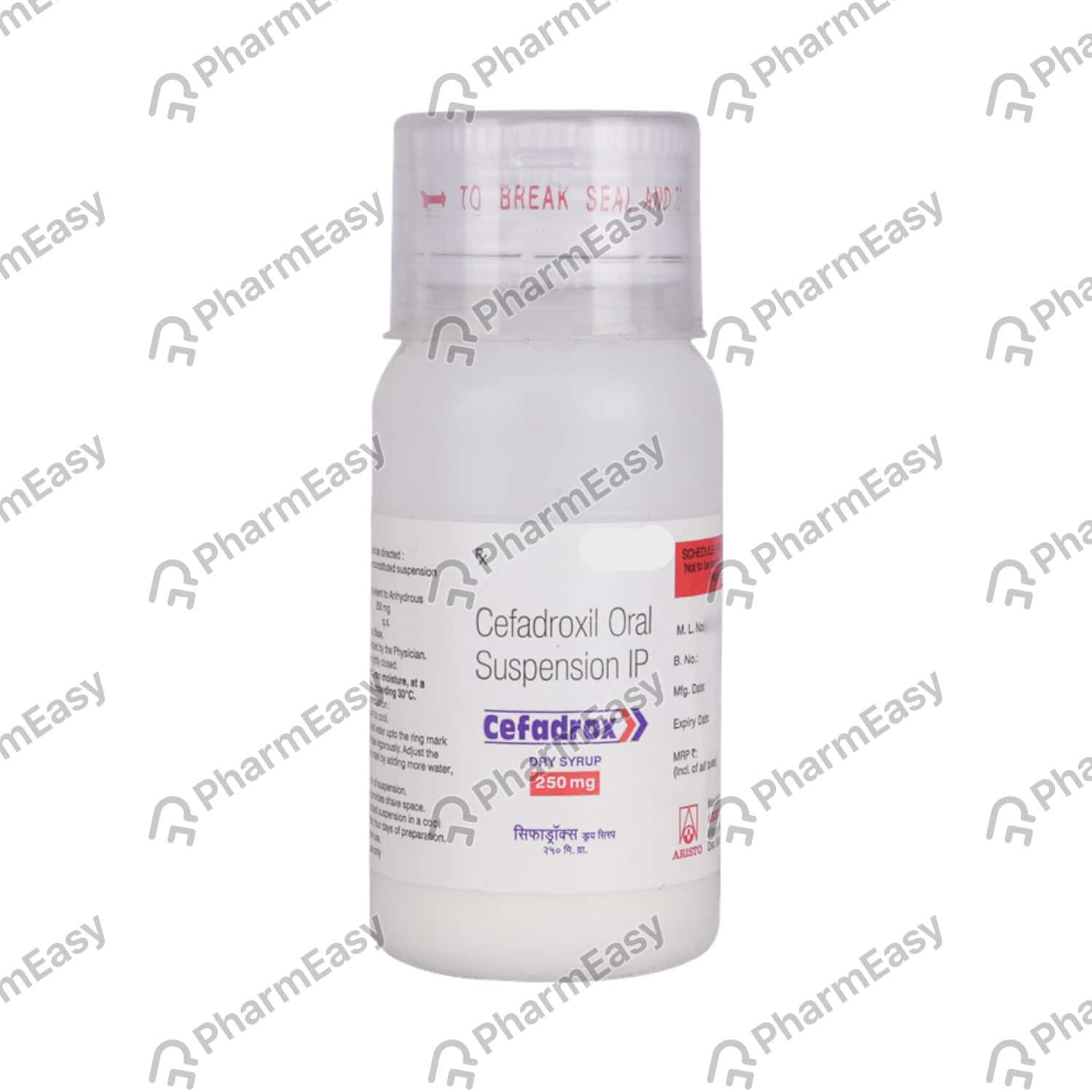 Buy Cefadrox 250 MG/5ML Dry Syrup (30) Online at Flat 15% OFF | PharmEasy