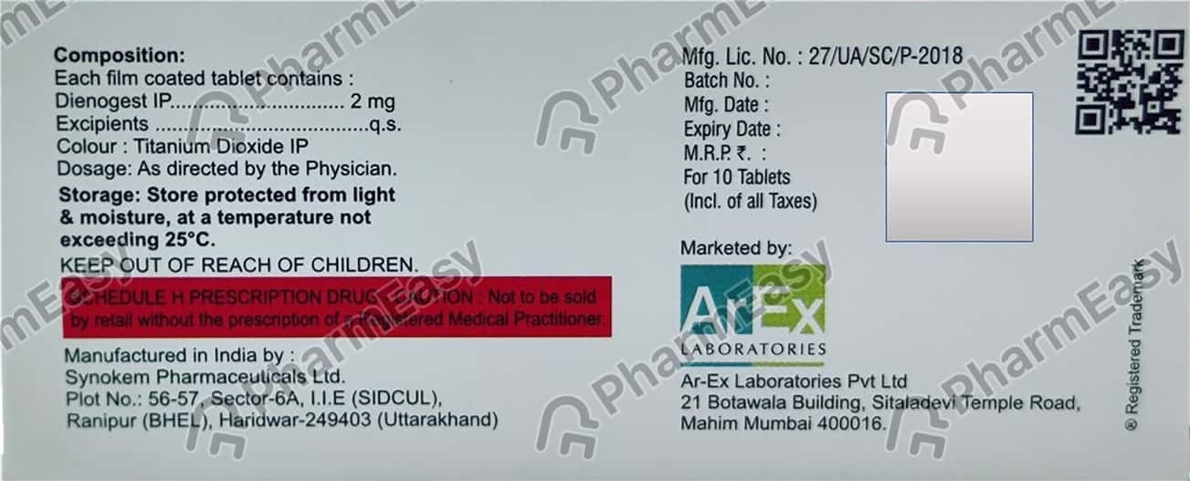 Evafact 2 MG Tablet (10): Uses, Side Effects, Price & Dosage | PharmEasy