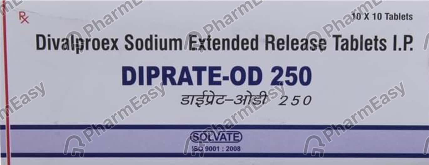 Diprate Od 250 MG Tablet (10): Uses, Side Effects, Price & Dosage ...