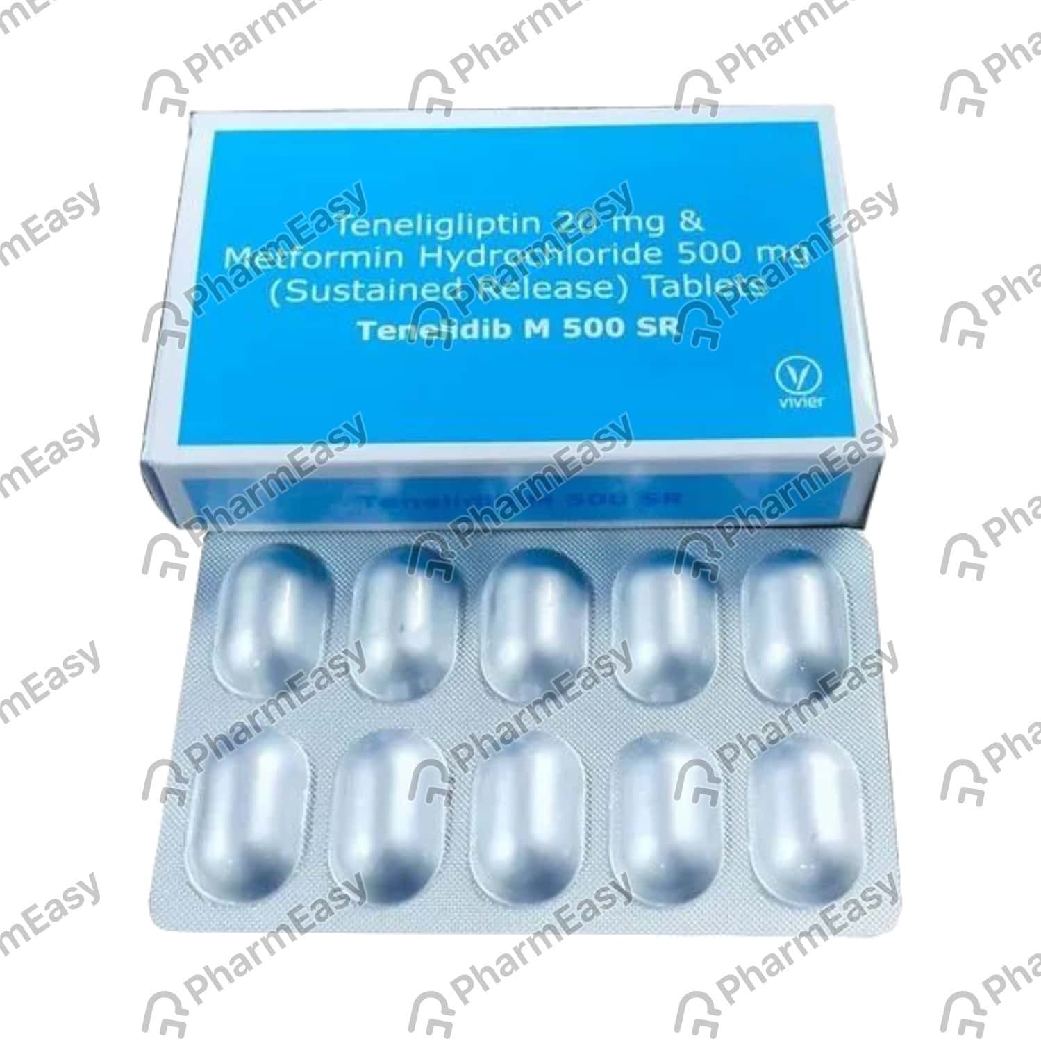 Tenelidib M Sr 20/500mg Strip Of 10 Tablets: Uses, Side Effects, Price ...