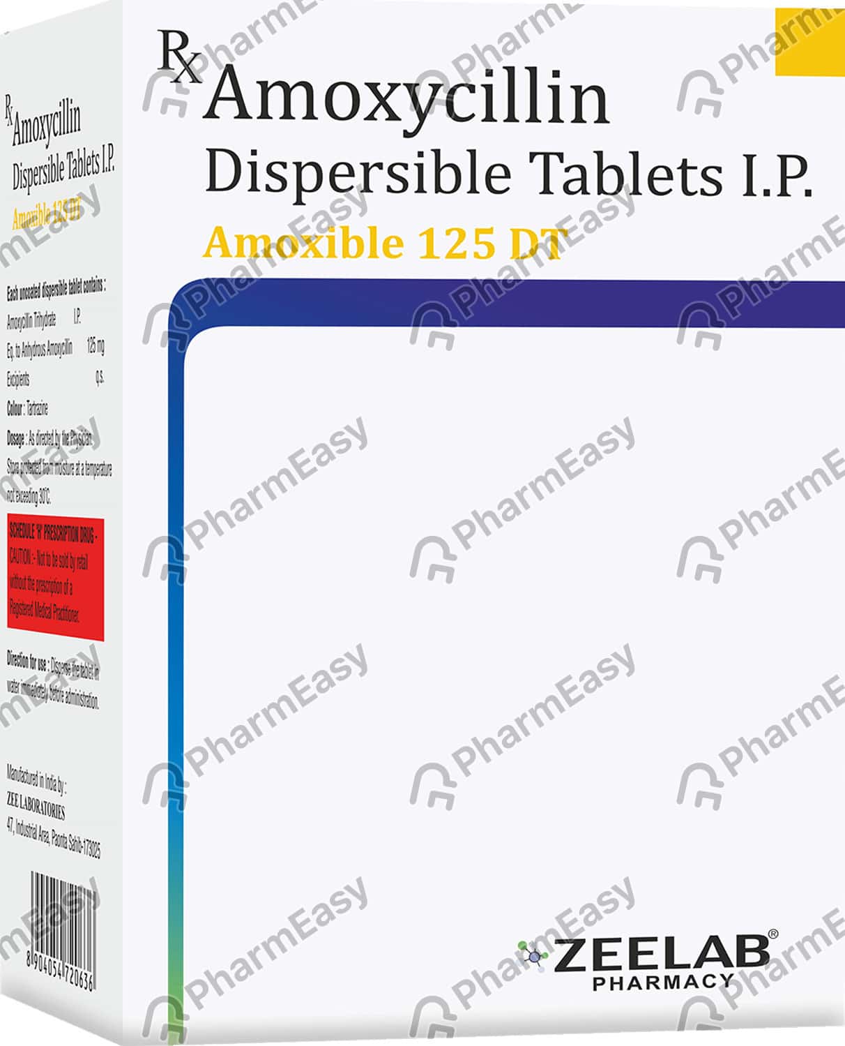 Buy Amoxible 125 MG Tablet (10) Online at Flat 15% OFF | PharmEasy