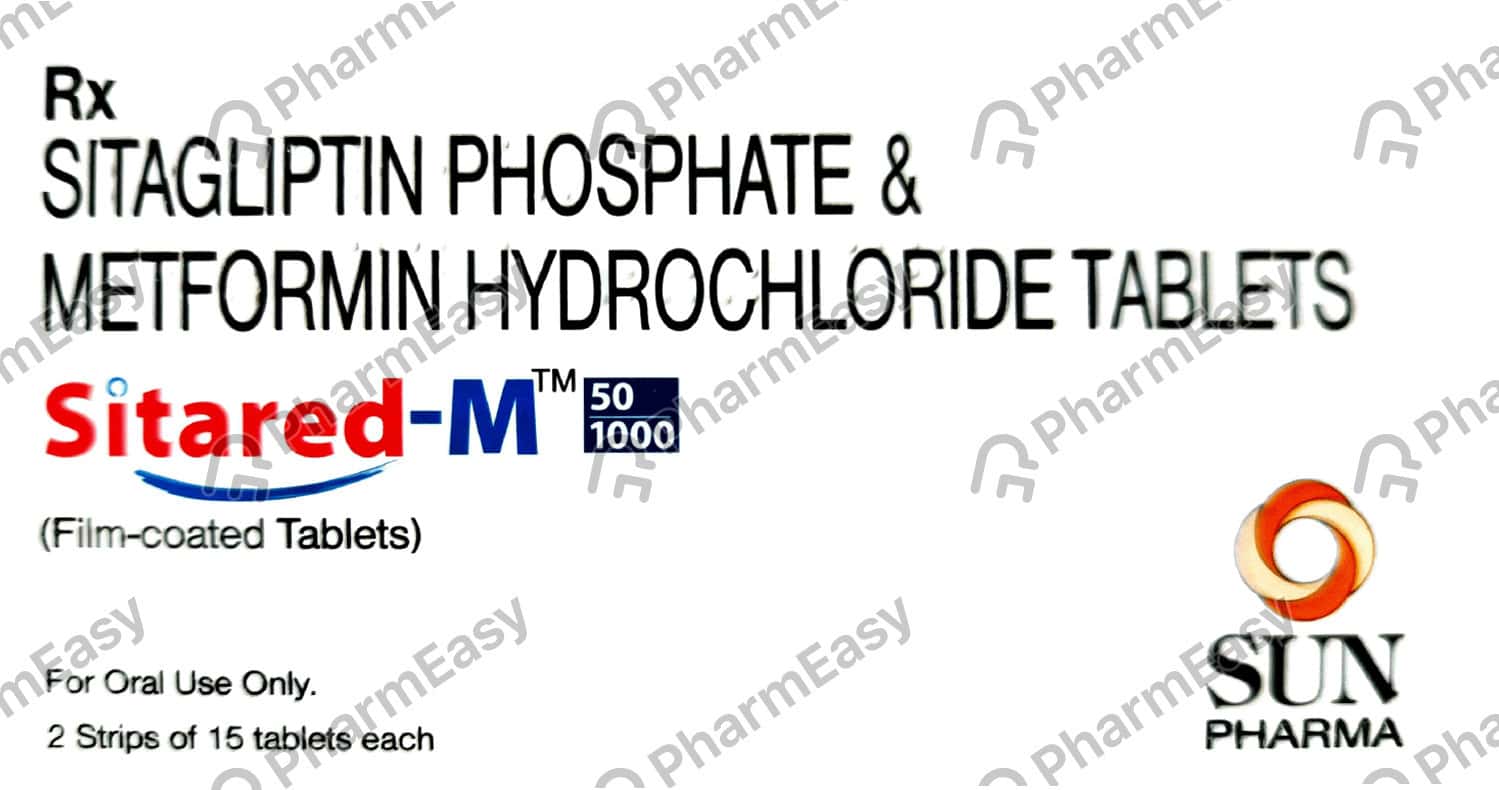 Buy Sitasmart M 50/1000mg Strip Of 15 Tablets Online at Flat 15% OFF ...