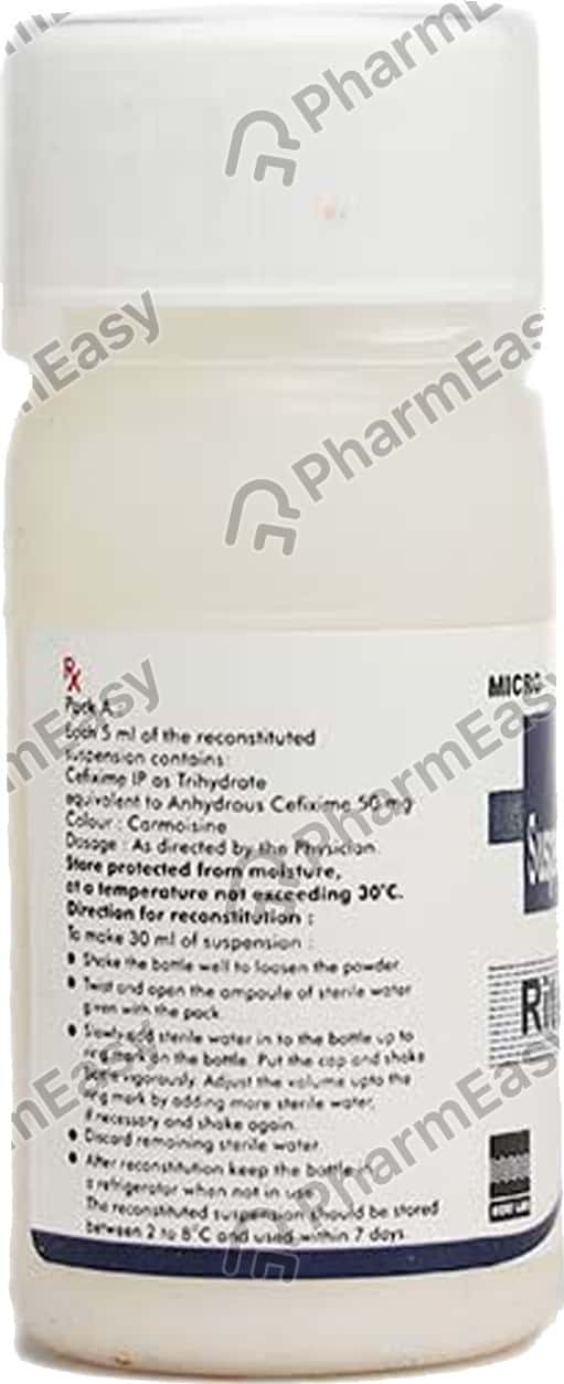 Ritecef O 50 MG Syrup (30): Uses, Side Effects, Price & Dosage | PharmEasy