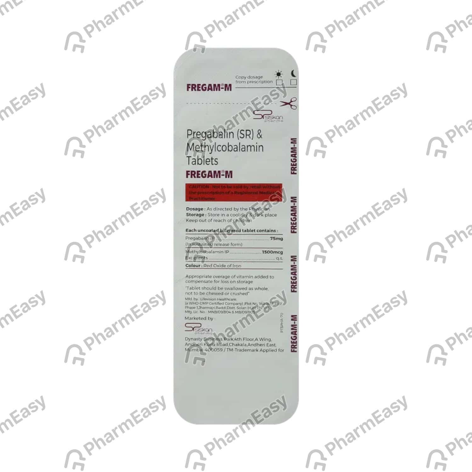 Fregam M Strip Of 10 Tablets: Uses, Side Effects, Price & Dosage ...