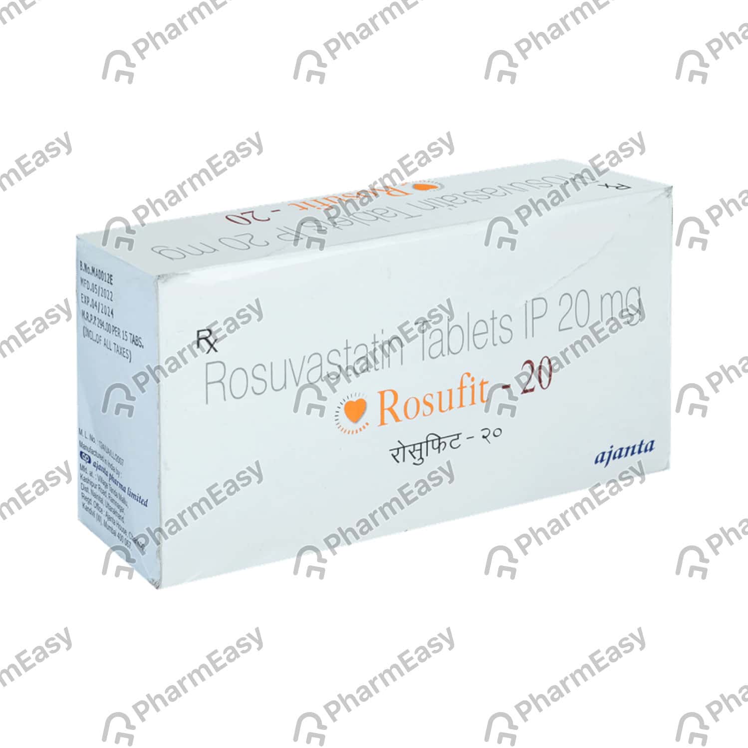 Buy Rosufit 20 MG Tablet (20) Online at Flat 15% OFF | PharmEasy