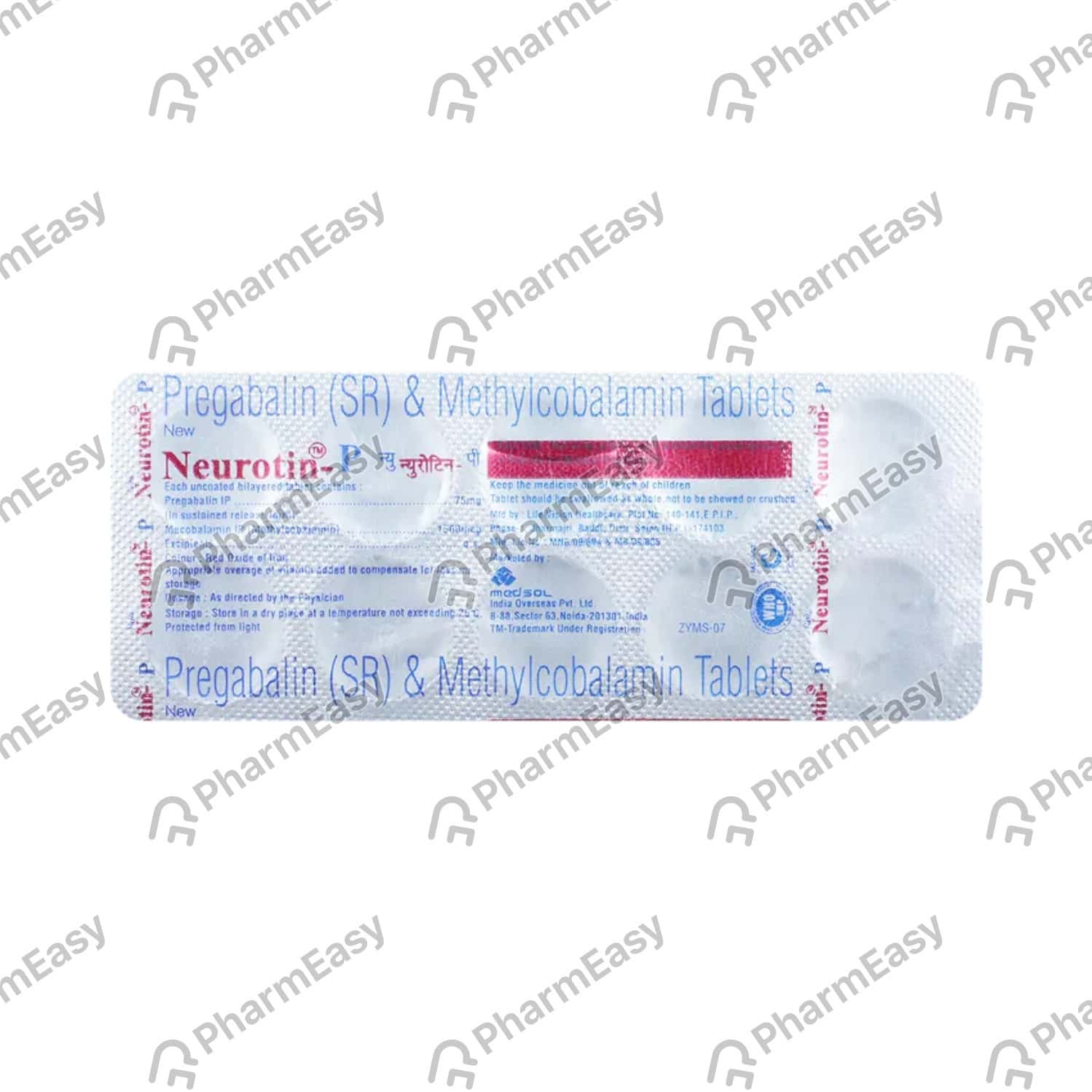 New Neurotin P Strip Of 10 Tablets: Uses, Side Effects, Price & Dosage | PharmEasy
