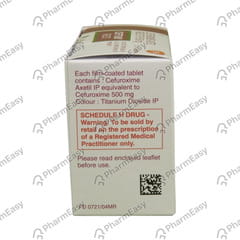 Ceftum 500 MG Tablet (10): Uses, Side Effects, Price & Dosage | PharmEasy