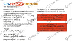 Sita Od Msr 100/1000mg Strip Of 10 Tablets: Uses, Side Effects, Price ...