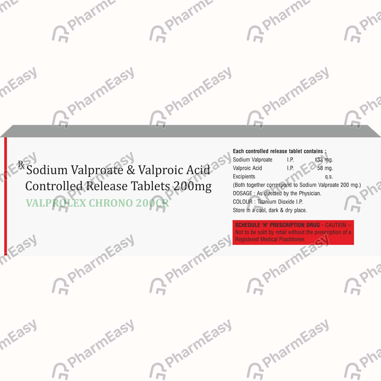 Buy Valprolex Chrono Cr 200 MG Tablet (10) Online at Flat 15% OFF ...