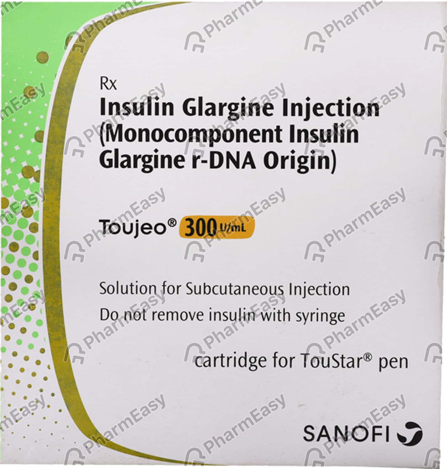 Toujeo 300U/ml Injection: Uses, Side-effects, Price, Dosage & More Info ...